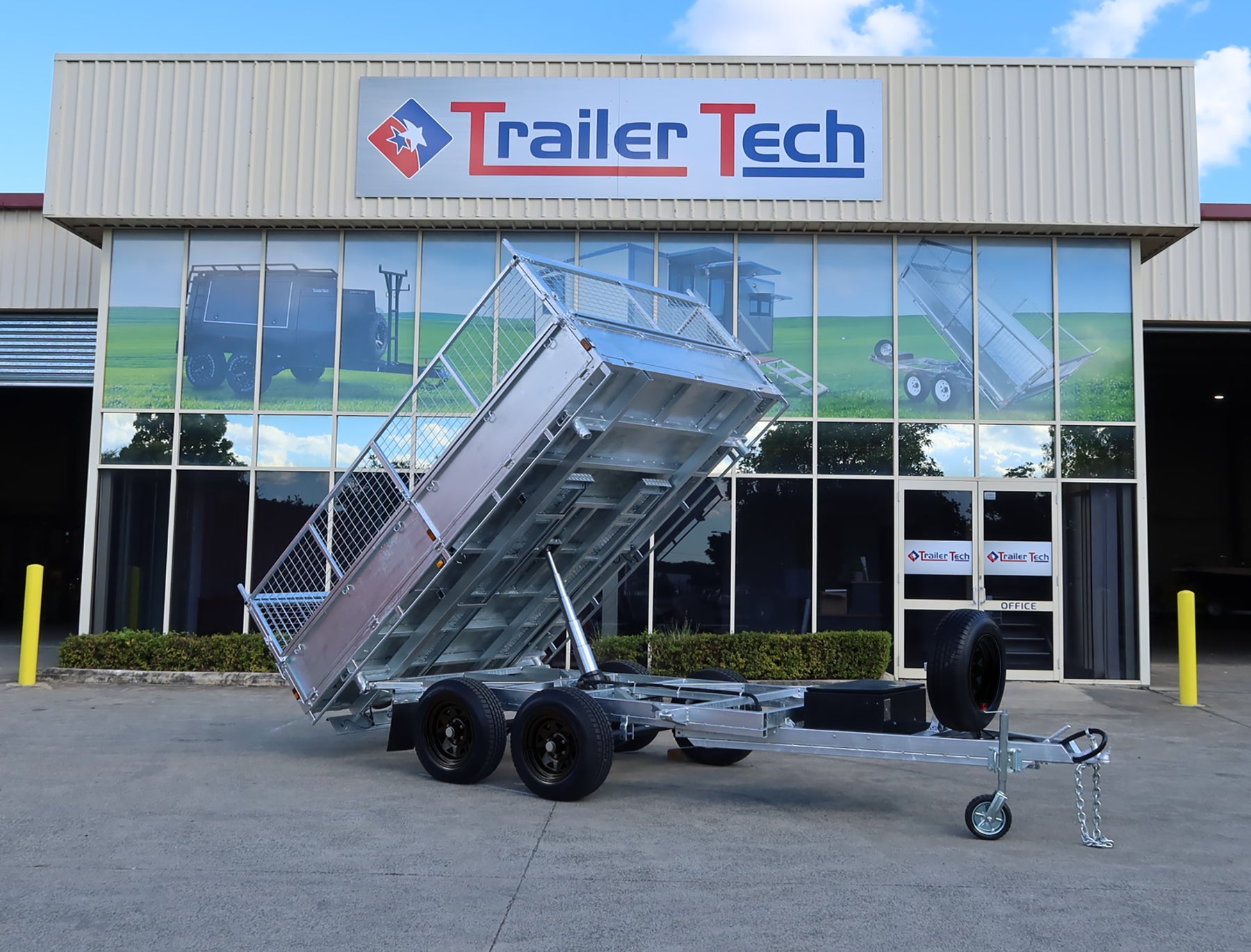 Tipper Trailers - 3-Way Tipping Trailers - Box Tandem Trailer – Trailer ...